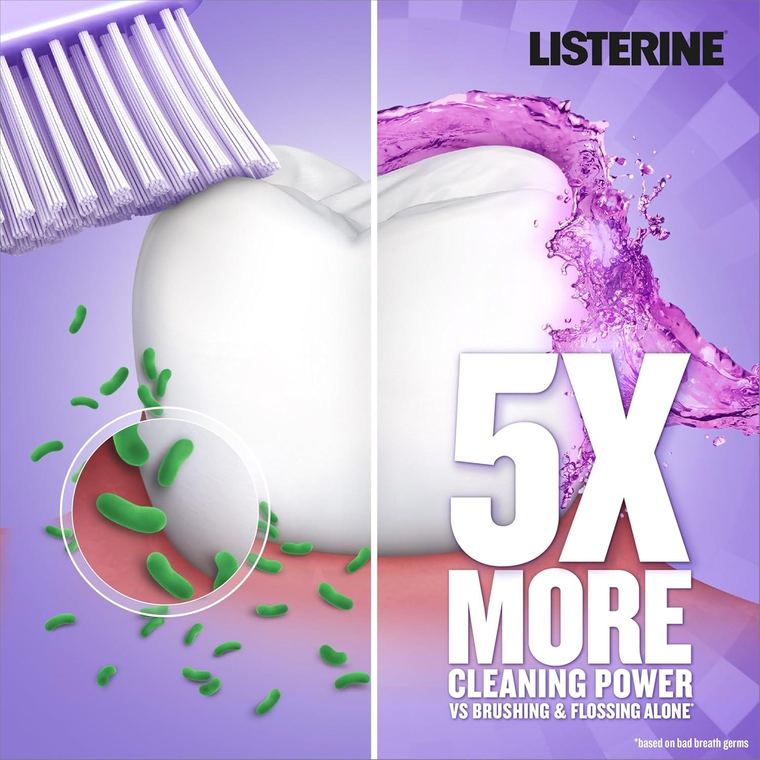 Listerine Total Care Fresh Mint Anticavity Fluoride Mouthwash for ...